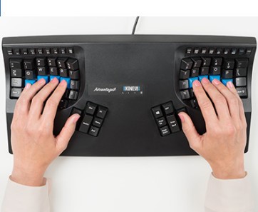 ergonomic keyboard split kinesis